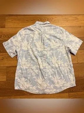 Chaps | Shirts | Chaps Mens Xxl Go Untucked Palm Tree Print Short ...